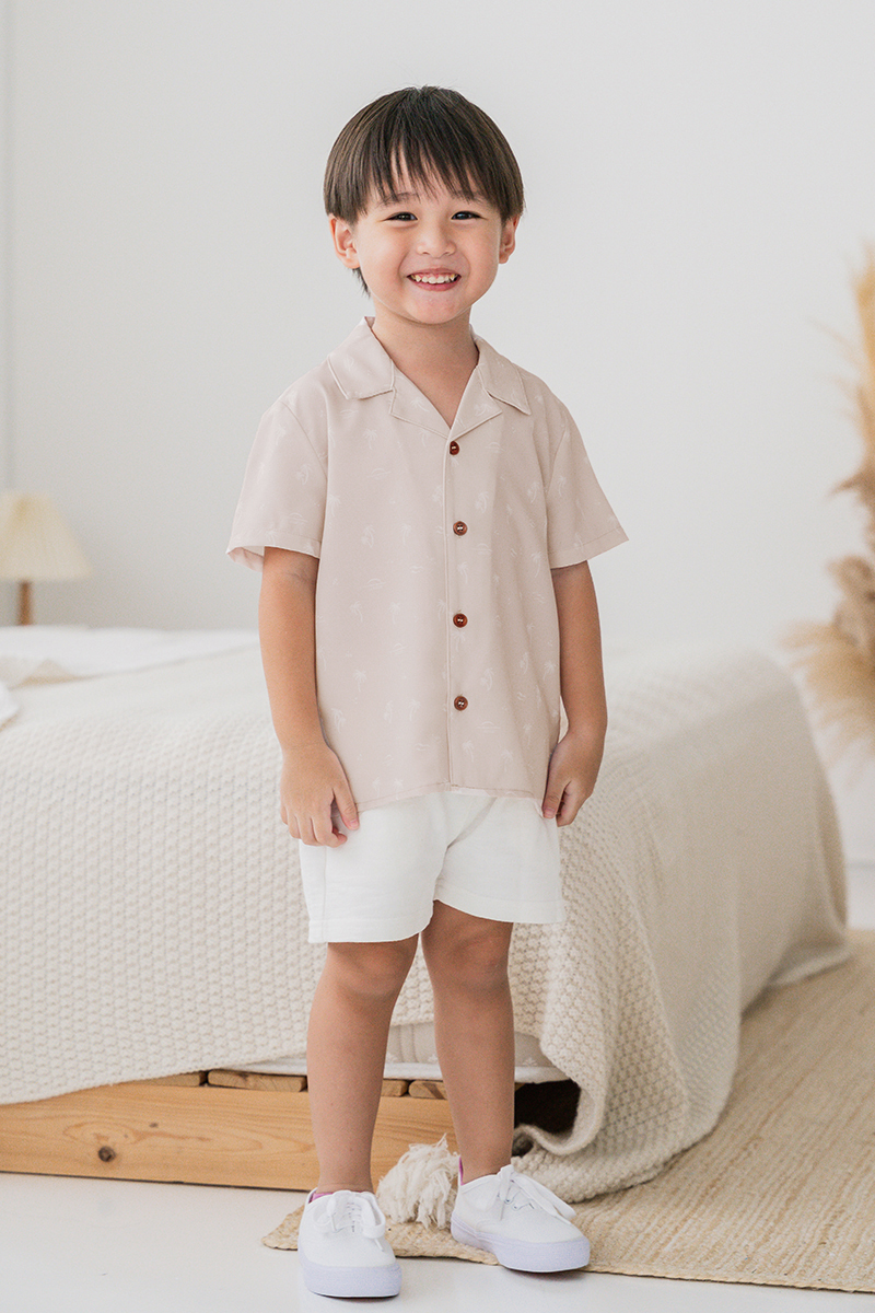 Kids Jay Collar Shirt (Island Breeze) | Dear Lyla