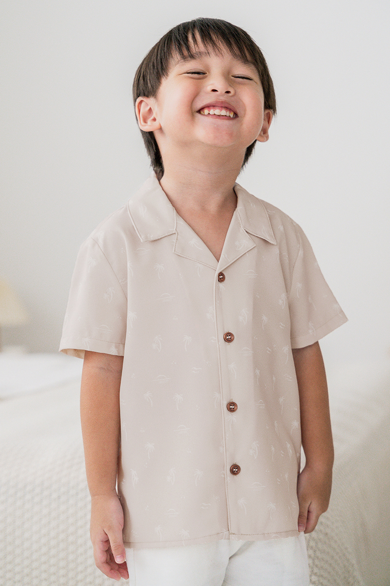 Kids Jay Collar Shirt (Island Breeze) | Dear Lyla