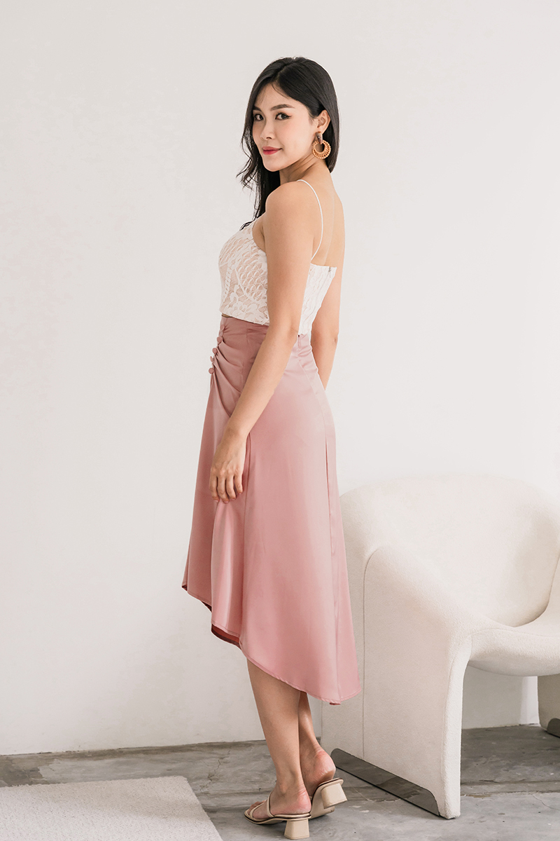 Helena Padded Halter Lace Top (White) | Dear Lyla